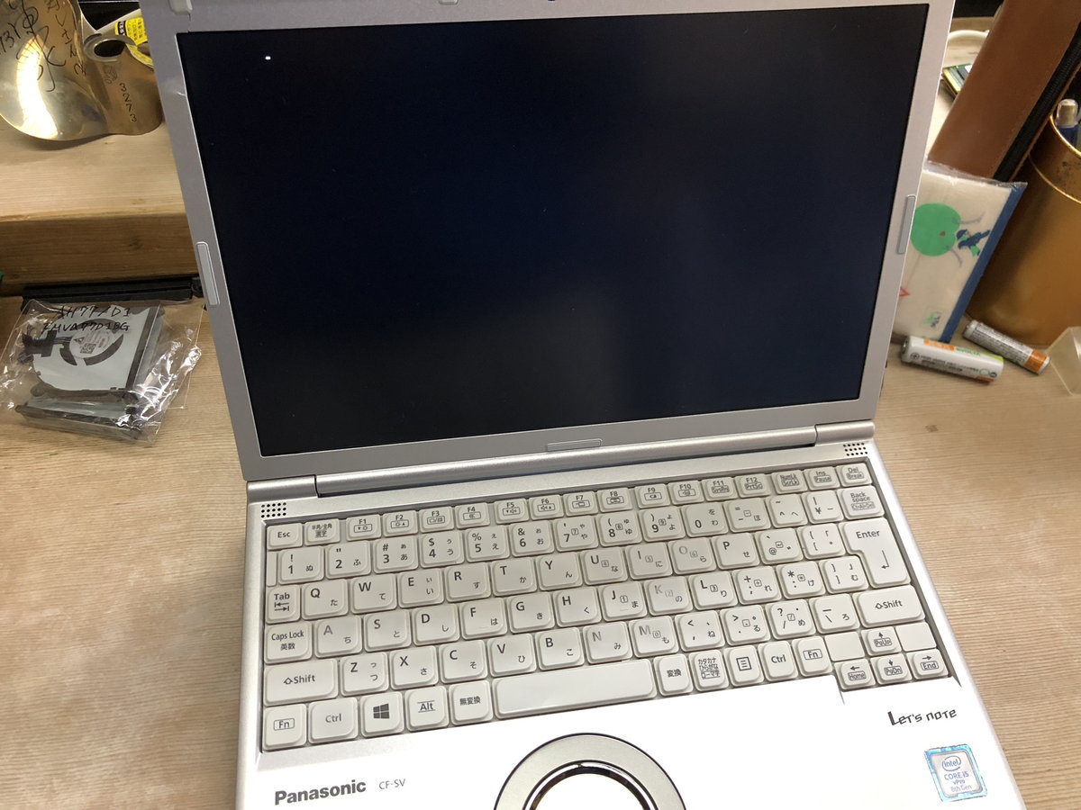 Let’s note SV7 CF-SV7TDHVS BIOS画面を繰り返す OS再セットアップ作業 | パソコン坊主